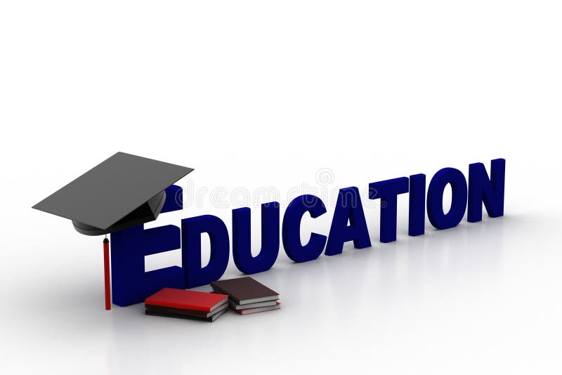 Higher education concept stock illustration. Illustration of abstract ...