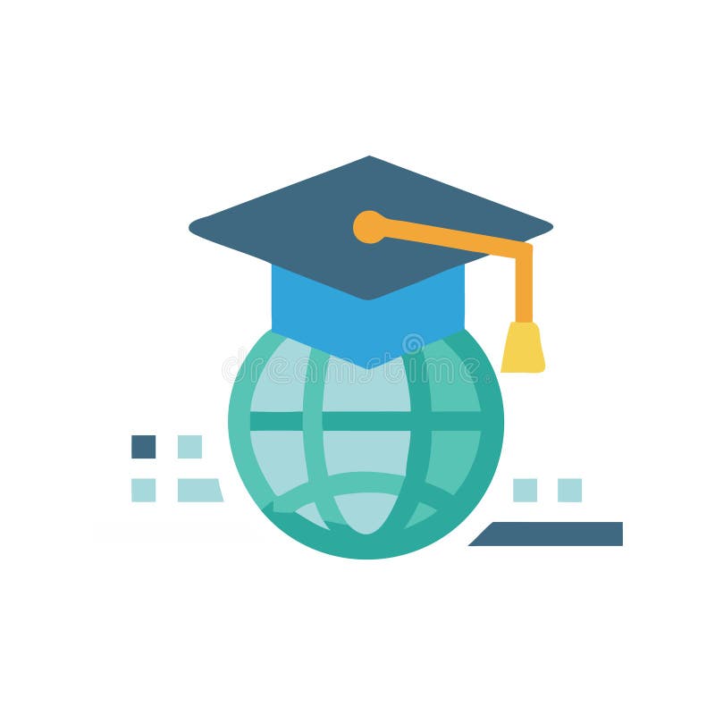 Higher Education Concept with Academic Icons. Paper Publication ...