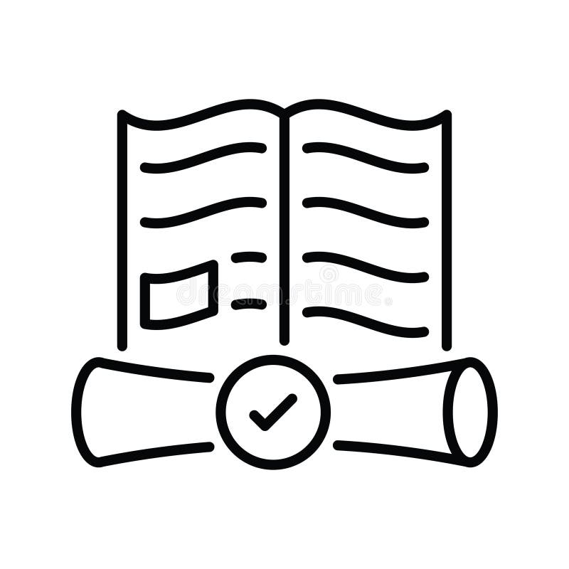 Master Vector Outline Icon Style Illustration. EPS 10 File Stock Vector ...