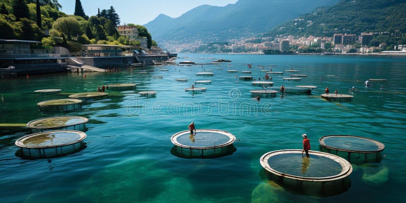 From a Higher Vantage Point, a Floating Solar Park Can Be Seen, Tapping ...