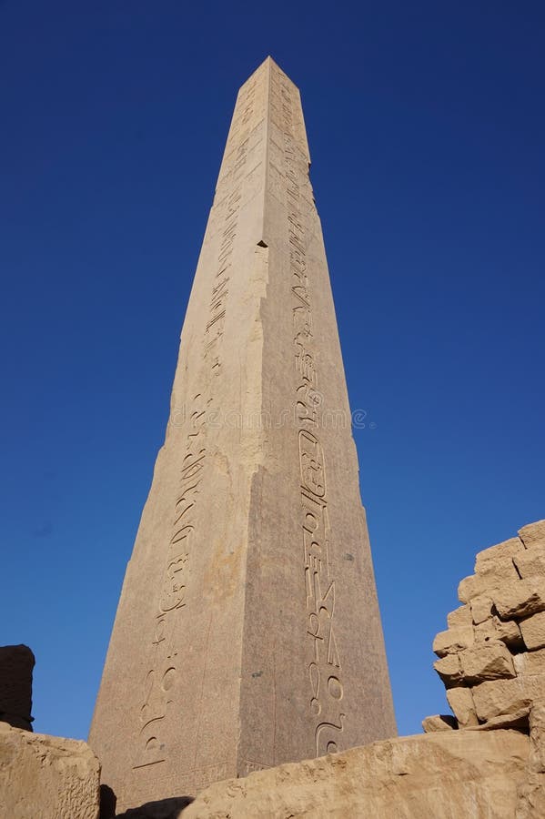 Highest Monolyth from Egypt Karnak Stock Image - Image of obelisk ...