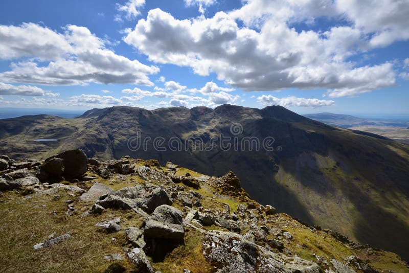 The Highest Mountains of England Stock Image - Image of stone, gables ...