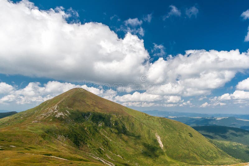 The Highest Peak of the Ukrainian Carpathians - Goverla Stock Photo ...