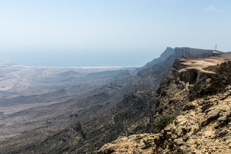 Highest Point Jabal Samhan Mountain Viewpoint Dhofar Mountains Oman 3 ...