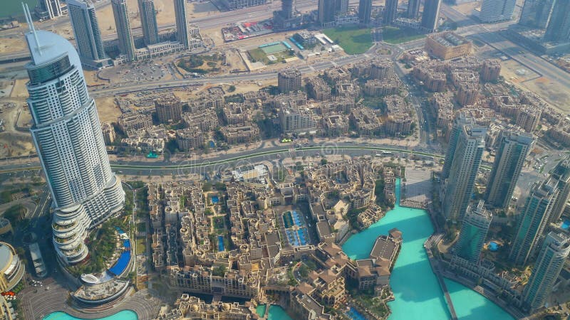 Highest View 4k Time Lapse on Dubai City Uae Stock Video - Video of ...