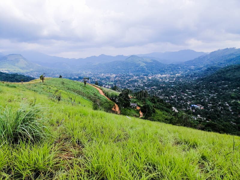 Highland in the Countryside Stock Image - Image of valley, country ...