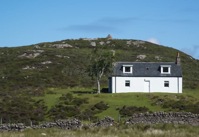Highland Croft stock image. Image of home, living, house - 38814455