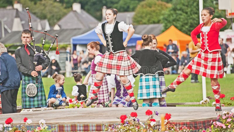 Dancing Competition at Forres Highland Games Editorial Image - Image of ...