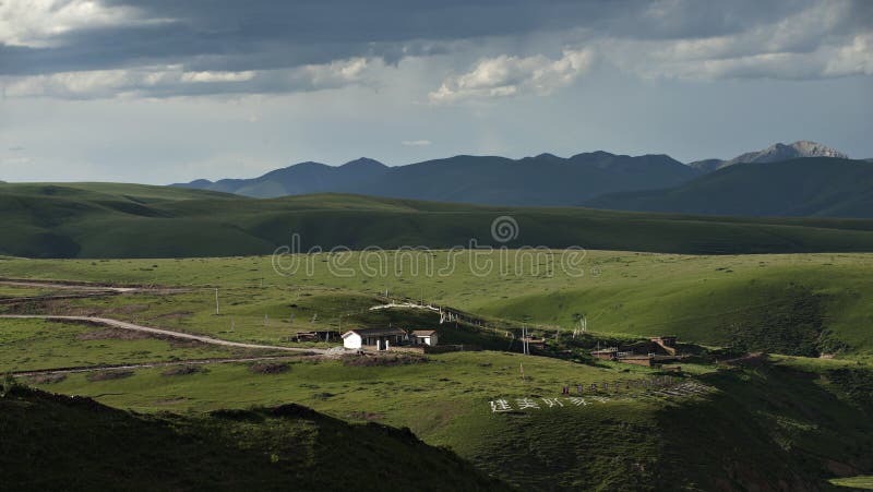 Highland landscape stock photo. Image of home, verdancy - 24904952
