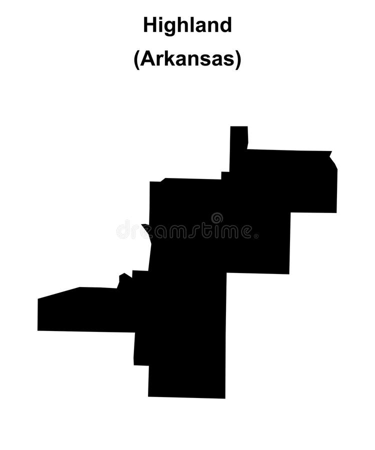 Highland outline map stock vector. Illustration of perthshire - 385906677