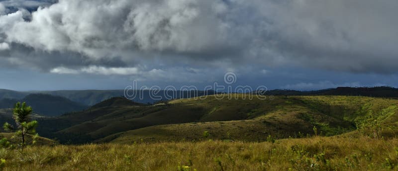Highland, Sky, Grassland, Vegetation Stock Photo - Image of ecosystem ...