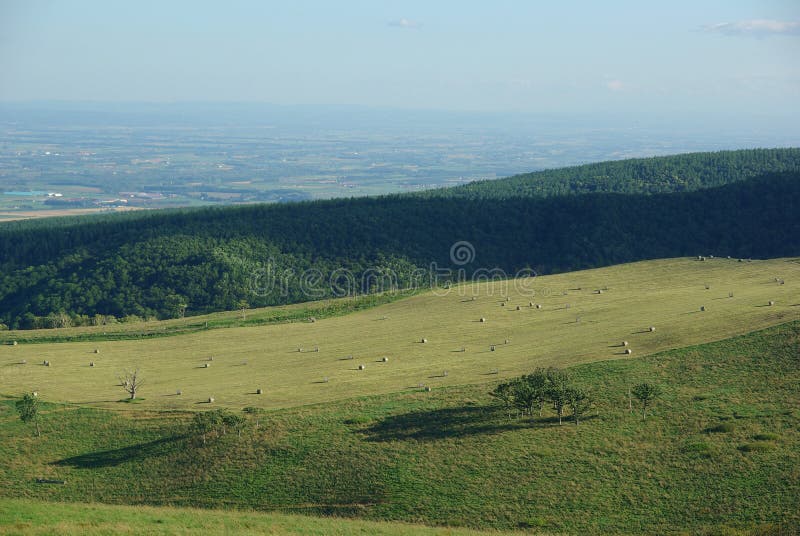 Highlands Called Naitai Kogen Bokujo Stock Image - Image of japan ...