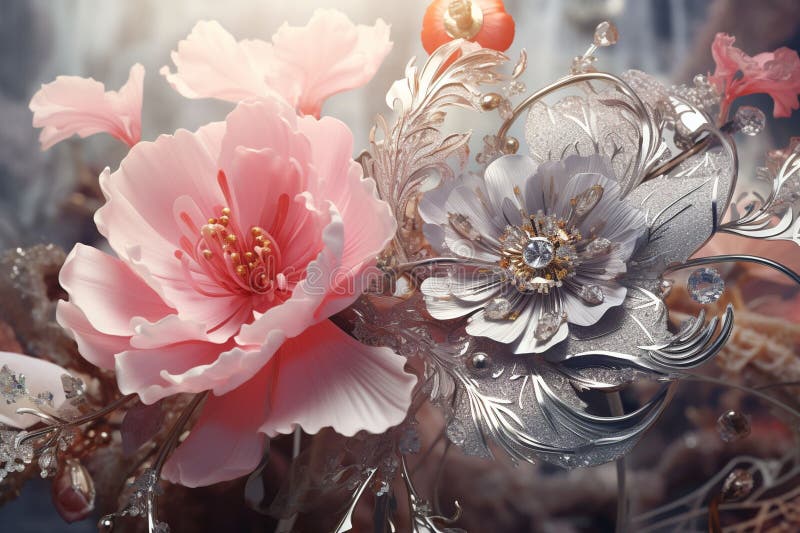 Highlight the Beauty of Floral Symbolism in Stock Illustration ...