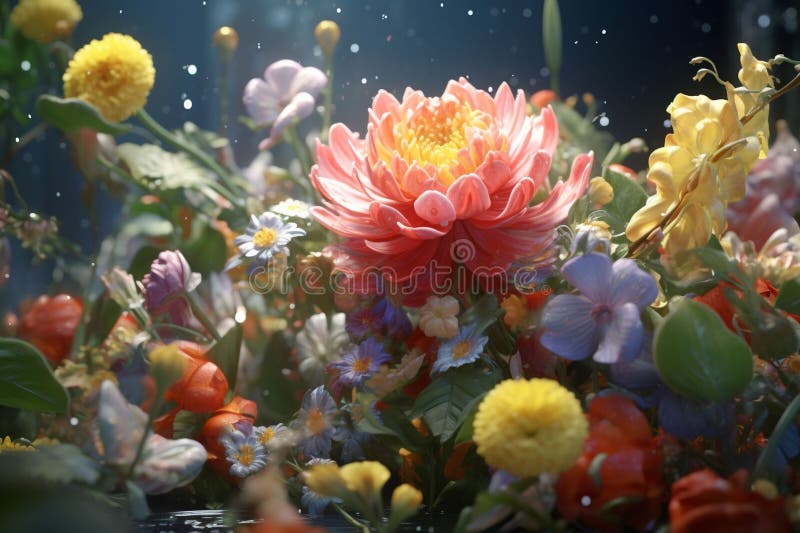 Highlight the Concept of Flower Symbolism in Stock Illustration ...