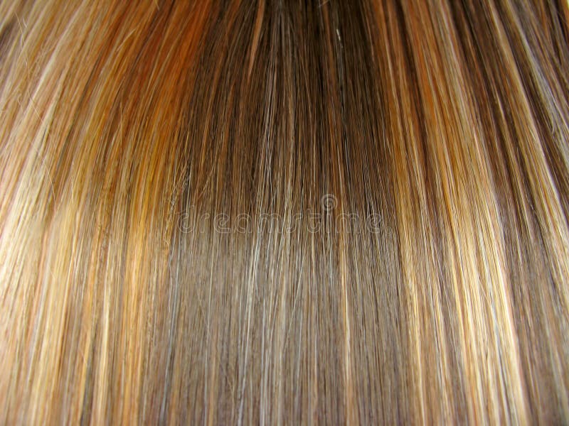 Highlight Hair Texture Background Stock Image - Image of brown ...