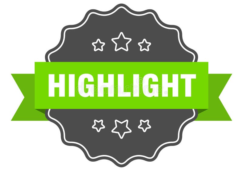 Highlight Sticker. Highlight Square Isolated Sign Stock Vector ...