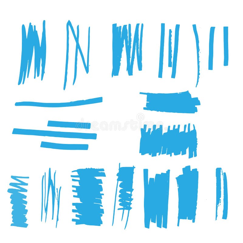 Highlight marker lines. stock vector. Illustration of frame - 144562712