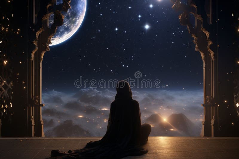 Highlight the Moments of Islamic Storytelling Stock Illustration ...