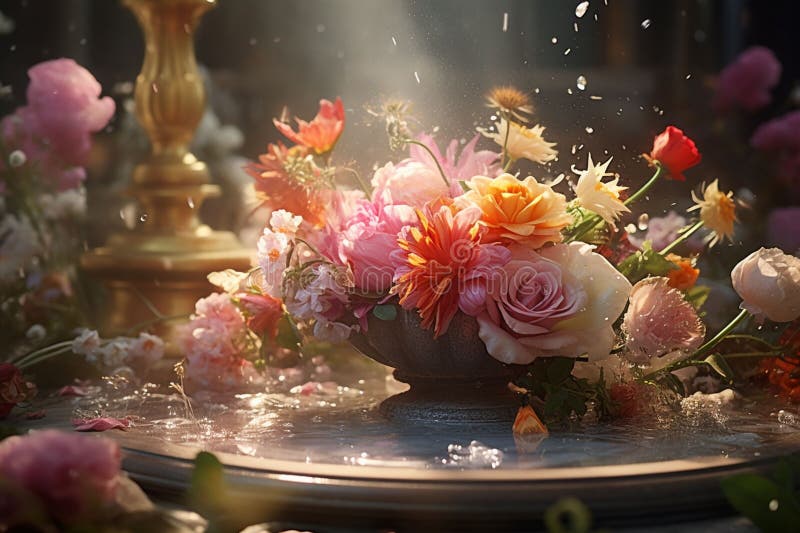 Highlight the Role of Flowers in Cultural Stock Illustration ...