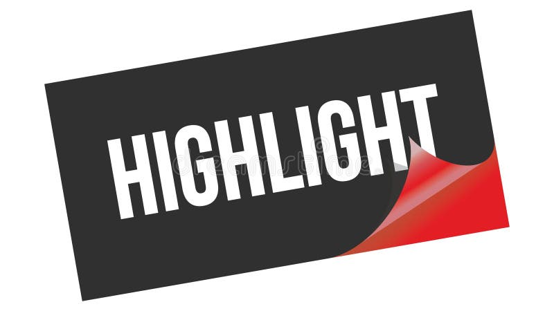 Highlight Sticker. Highlight Square Isolated Sign Stock Vector ...