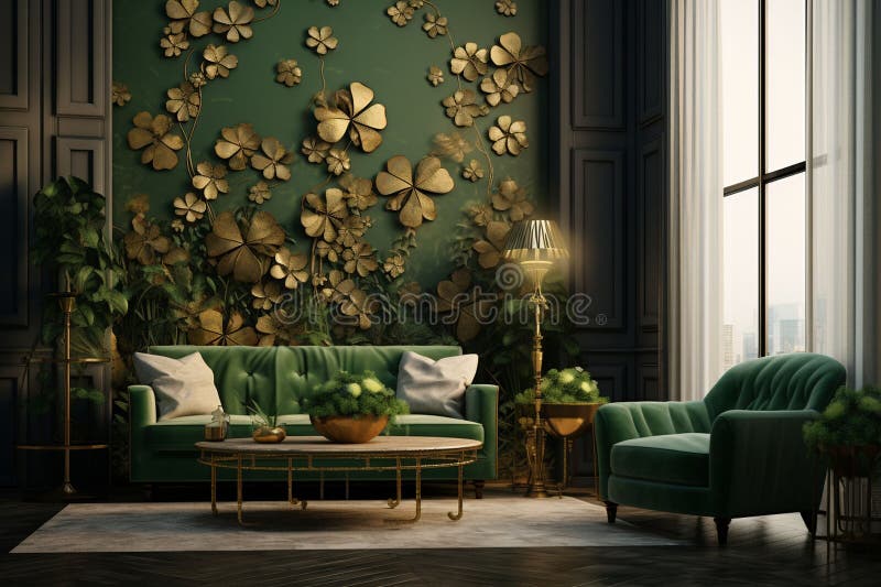 Highlight the Versatility of Clover Motifs in Stock Illustration ...