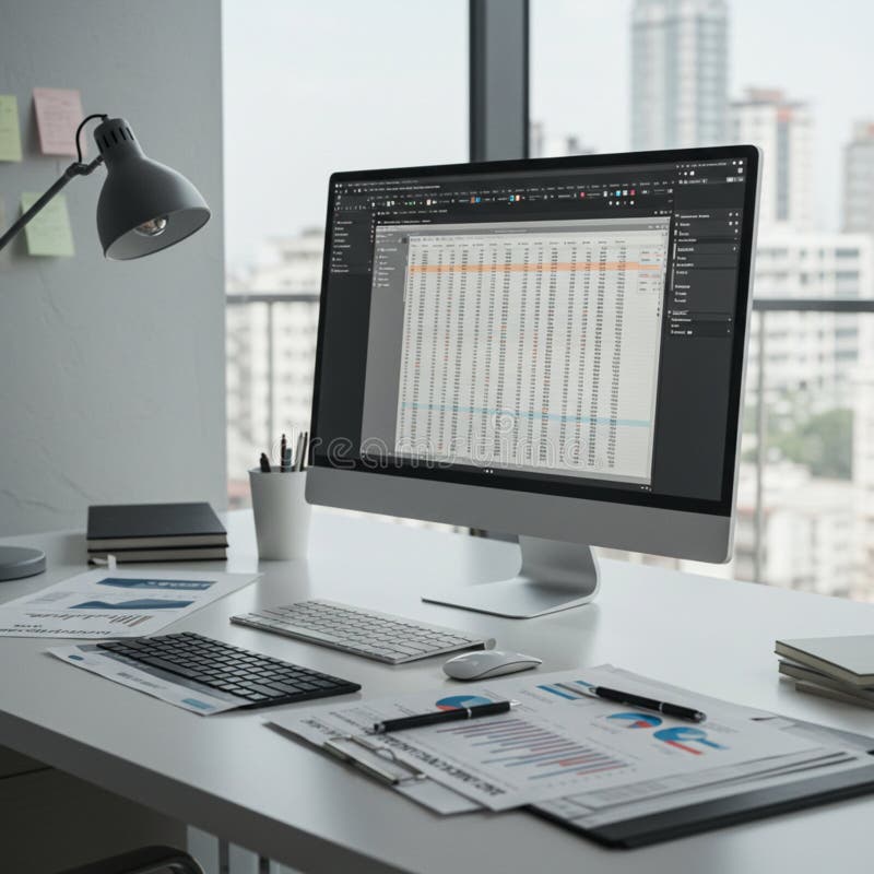 AI-Generated Laptop Display for Digital Solutions and Creative Projects ...