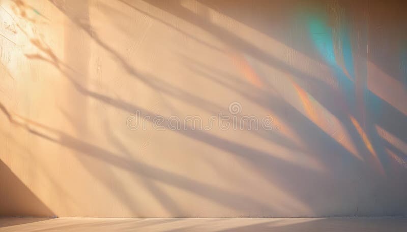 Highlighted Cement Wall Texture Beige Background Stock Illustration ...