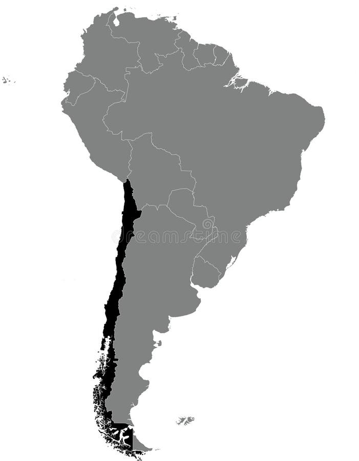 Blank Map Latin America And South Political Map Of South America.
