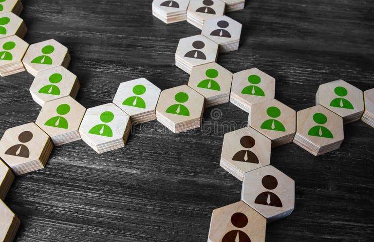 Highlighted People Connection Chain. Cooperation for Solving Tasks ...