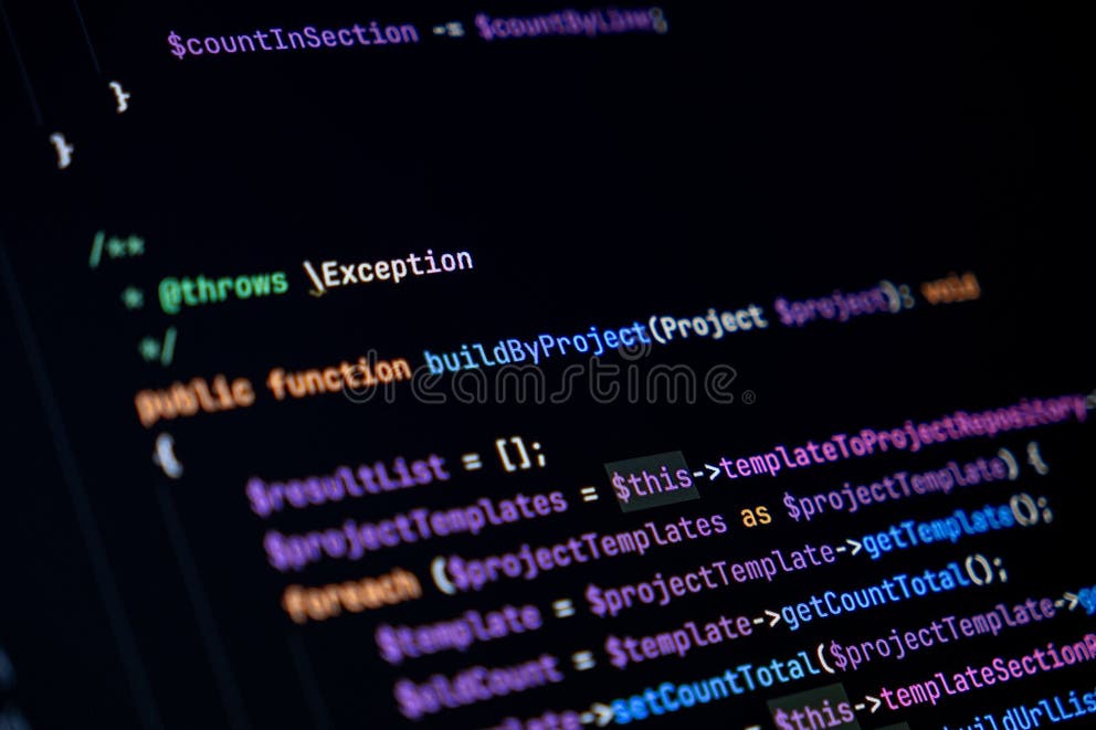 Highlighted Programming Function with PHP Syntax and Color-coded ...