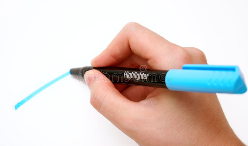 Highlighter stock photo. Image of colorful, colour, note - 121190