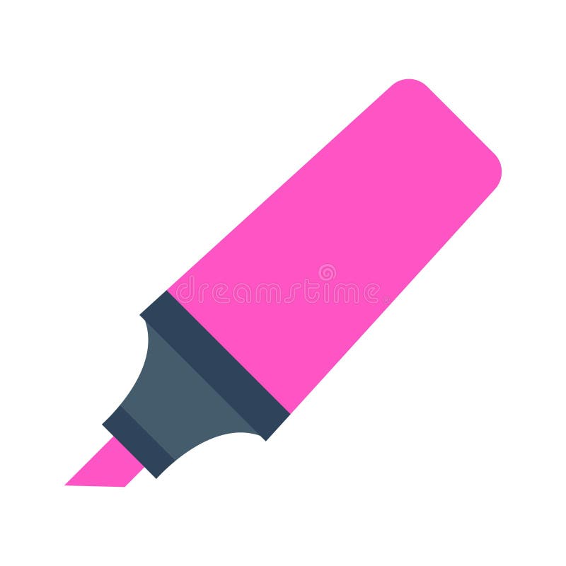 Highlighter, Highlight, Marker, Stationery Fully Editable Vector Icon ...