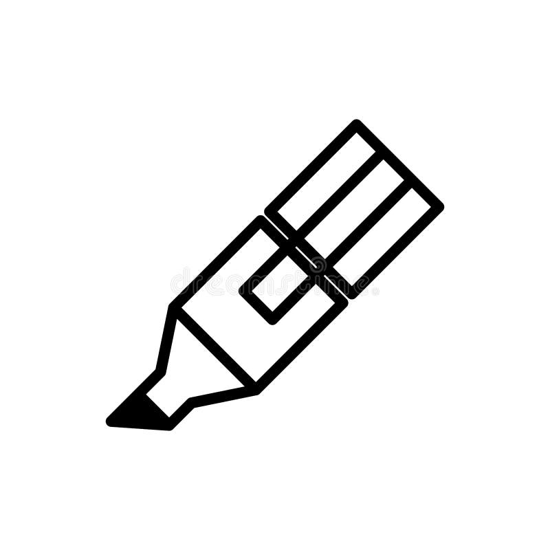 Highlighter Icon Design Vector Template Stock Vector - Illustration of ...