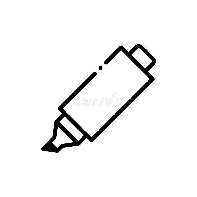 Highlighter Icon Design Vector Template Stock Illustration ...