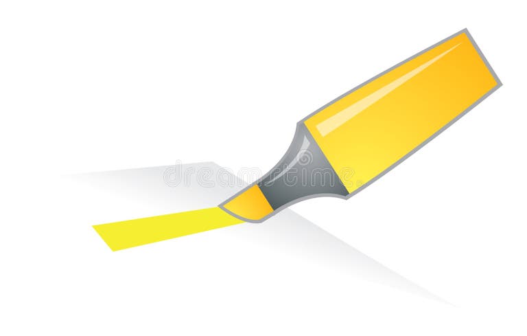 Highlighter Cartoon Stock Illustrations – 2,410 Highlighter Cartoon ...
