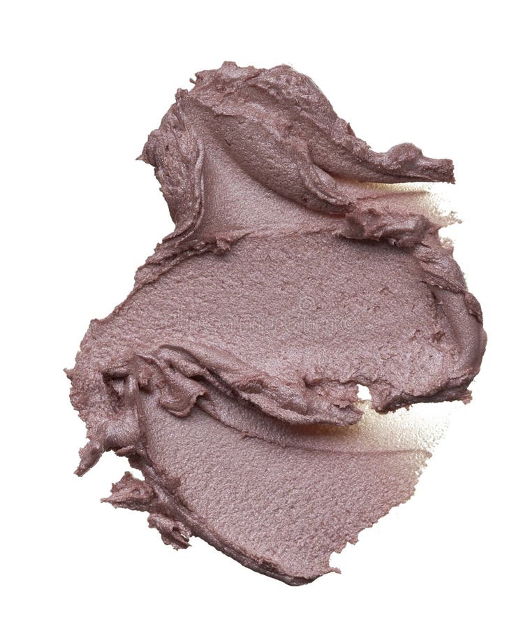 Highlighter Texture on White Background Stock Image - Image of lipstick ...