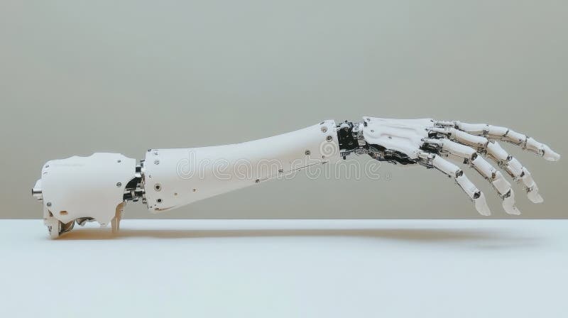 Close-up of a Lightweight 3D-printed Prosthetic Limb Designed for ...