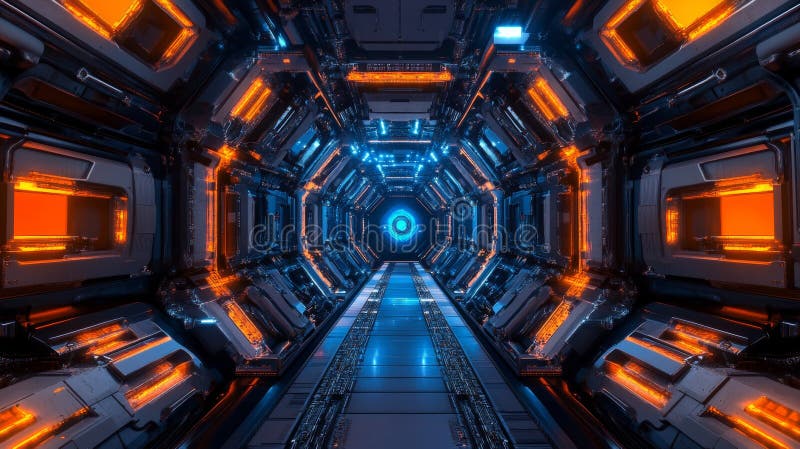 Highlighting the Fusion Reactor Core in Close-up, the Complex Design of ...