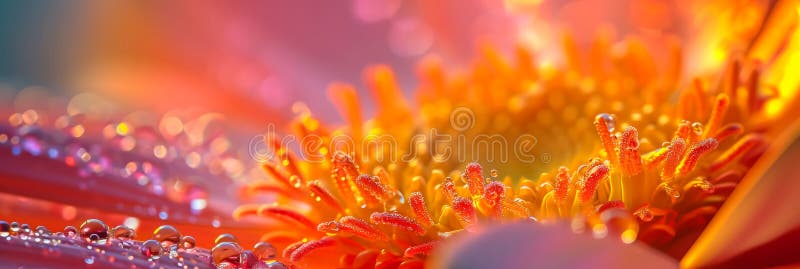 Highlighting the Texture and Shape of Pollen Grains on a Flower ...
