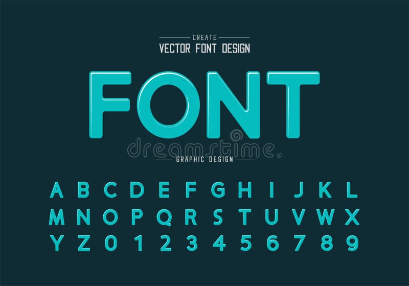 Highlights Font and Alphabet Vector, Writing Style Typeface Letter and ...