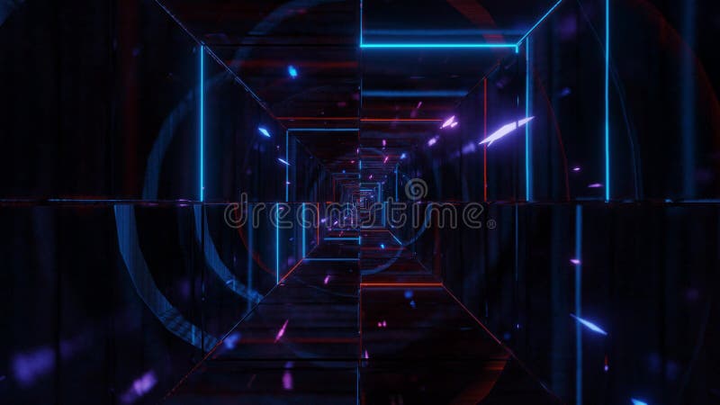 Highly Abstract Glowing Wireframe Fragments 3d Illustration Wallpaper ...