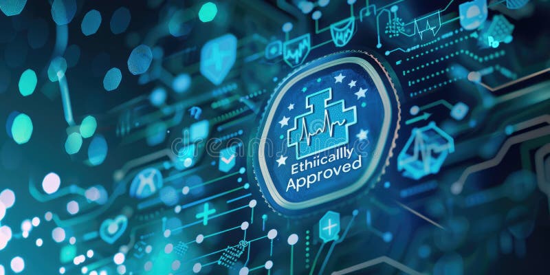 A Highly Advanced AI Robot with Ethical Approval, Thriving in a ...