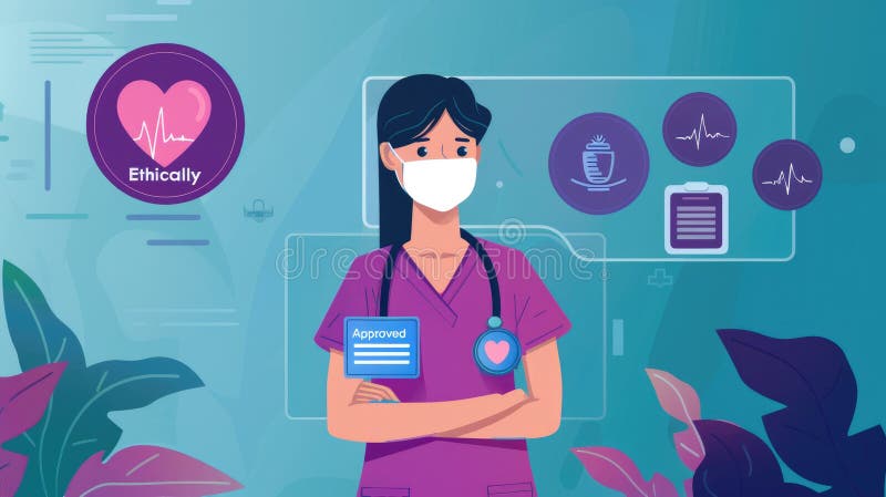 A Highly Advanced AI Robot with Ethical Approval, Thriving in a ...