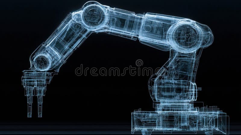 A Highly Advanced Humanoid Robot Positioned on a Table Surrounded by ...