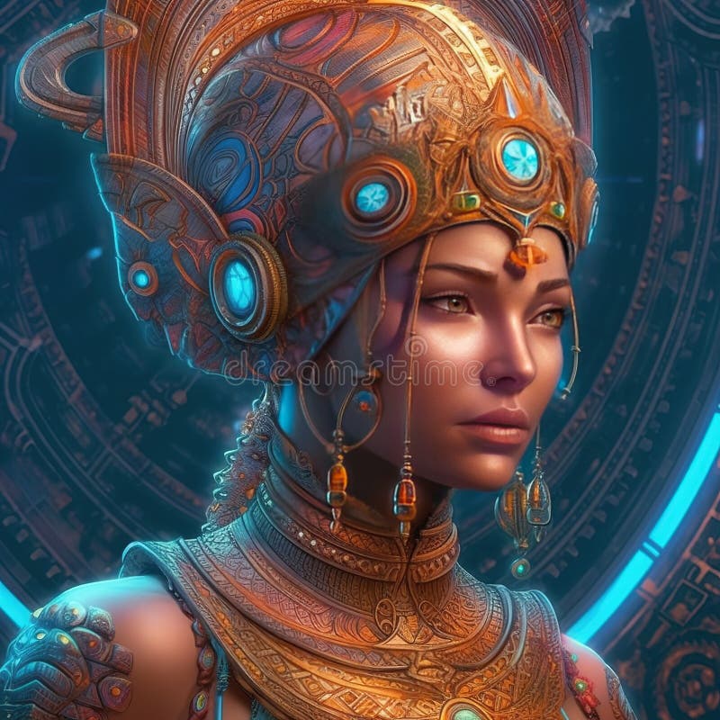 Highly creative cosmic art stock illustration. Illustration of evening ...