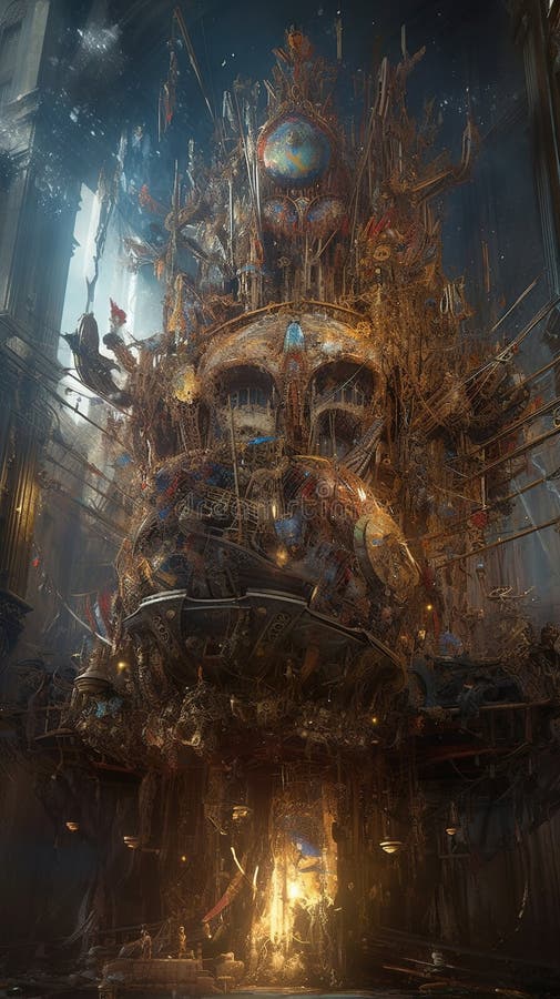 Highly creative cosmic art stock illustration. Illustration of natural ...