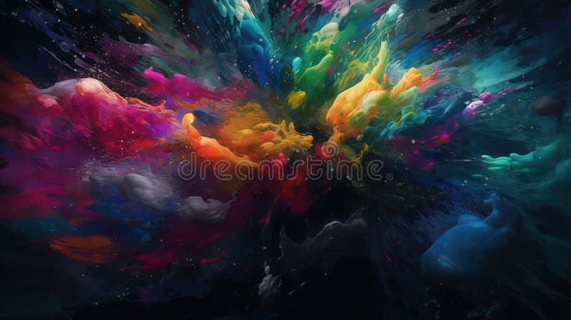 Highly creative cosmic art stock illustration. Illustration of night ...