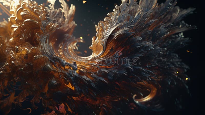 Highly creative cosmic art stock illustration. Illustration of water ...