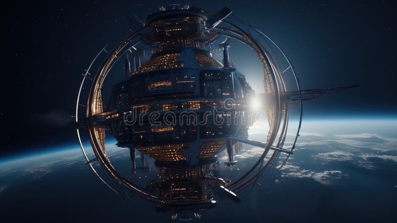 Highly creative cosmic art stock illustration. Illustration of view ...