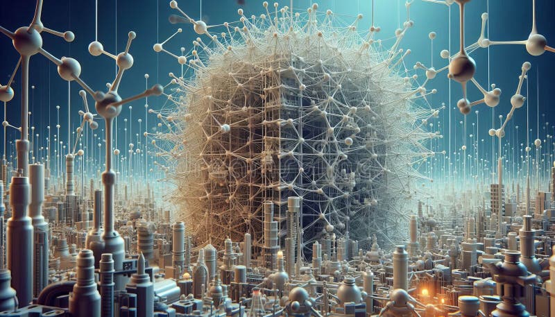 Highly Cross Linked Urea Formaldehyde Dense Cross Links Create Stock ...